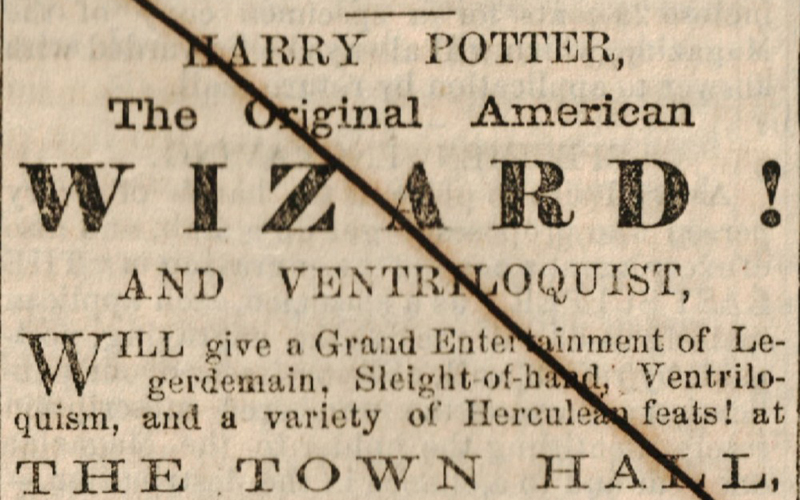 Harry Potter Wizard Magician Is Real!